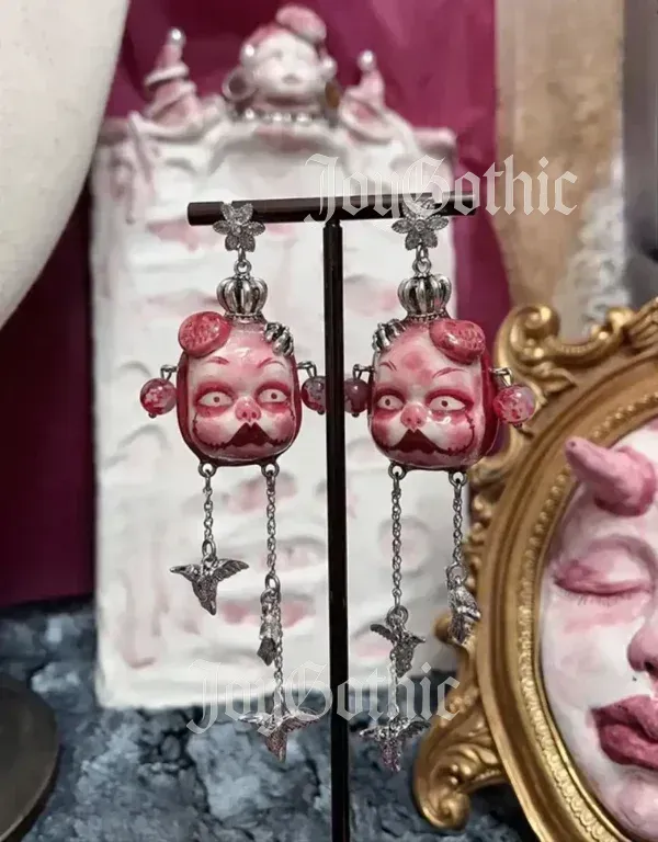 Clay Goth Alt Earrings for Halloween & Cosplay: 25% Off