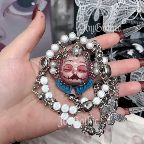Millennial Gothic Necklace, Handmade Alt Jewelry, 25% Off